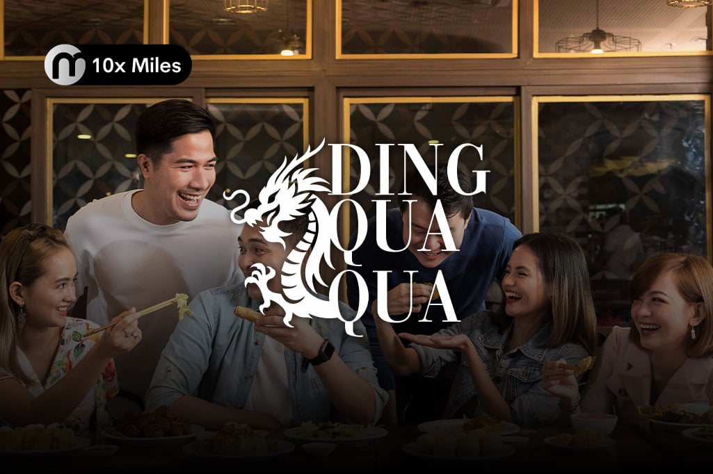 Get up to 10x miles with Ding Qua Qua